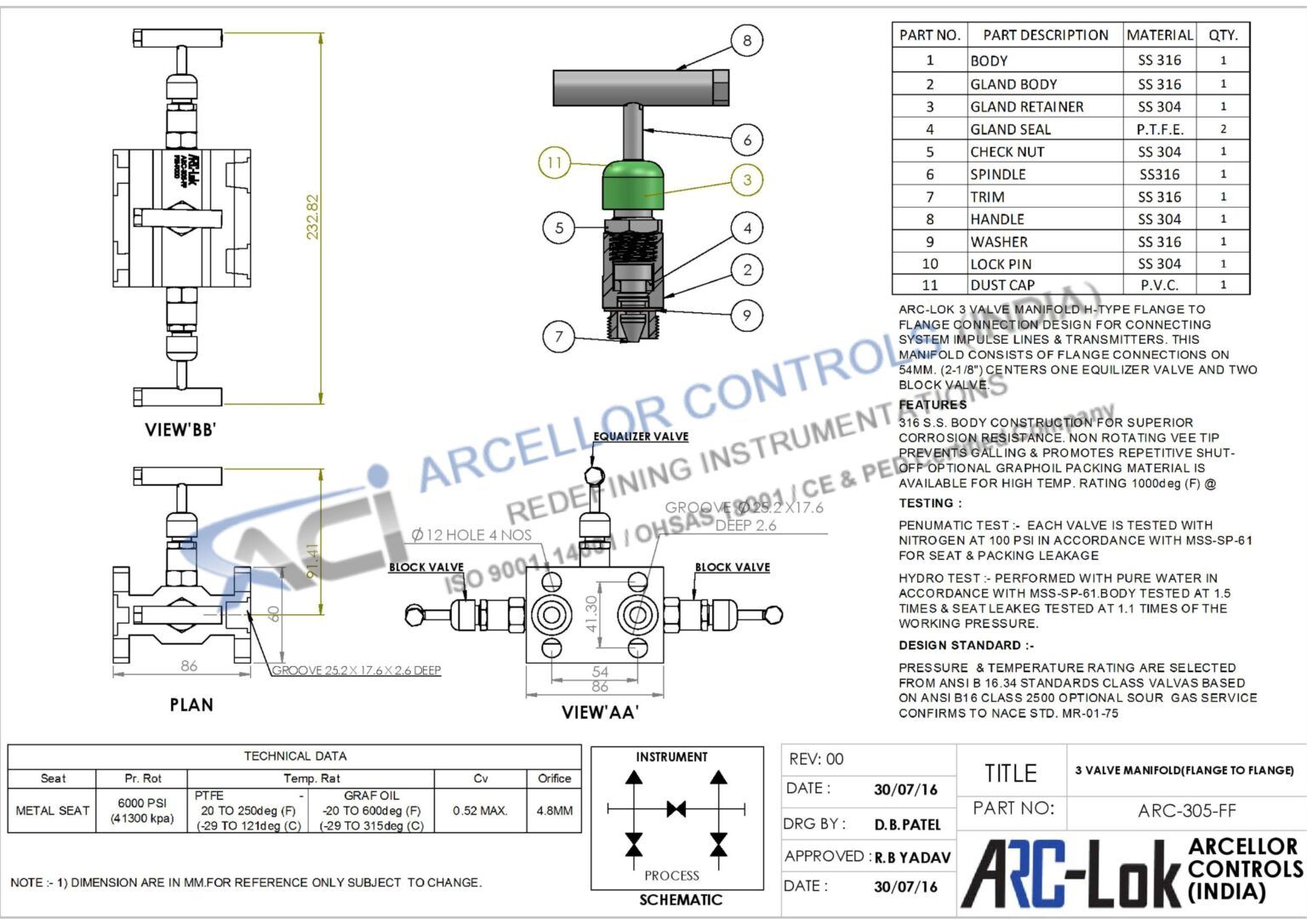 Catalogue of Arcellor Controls products